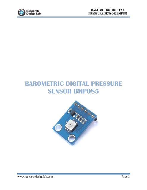 Integration guide accubar barometric pressure sensor manual | PDF