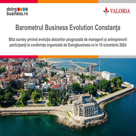 Barometrul Business Evolution in Romania 2024 | PDF