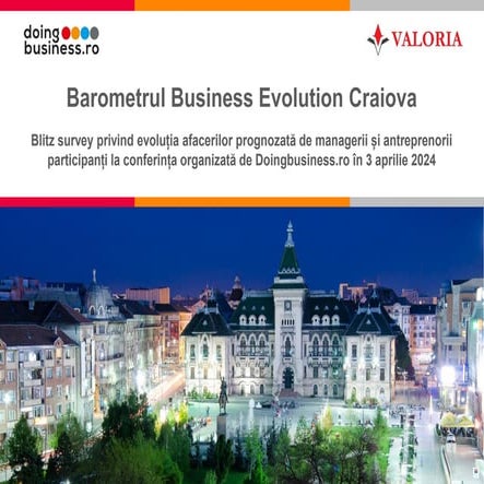 Barometrul Business Evolution in Romania 2024 | PDF