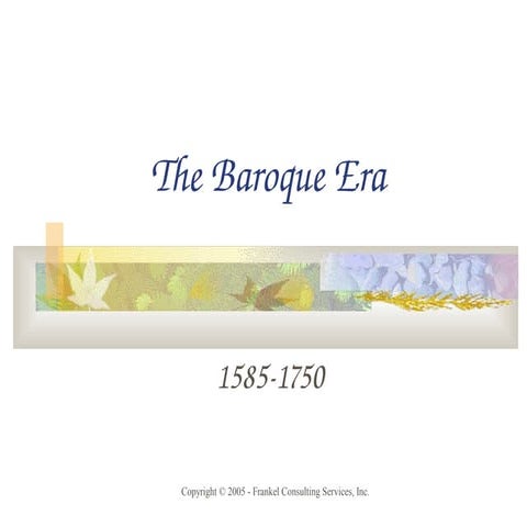 Baroque | PPT