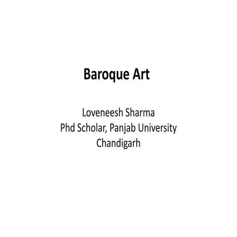 Baroque | PPT