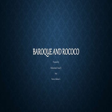 Baroque-and-Rococo.pptx | Christianity | Religion & Spirituality