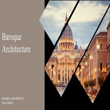 Baroque-Architecture_Finals.pptx | Design | Fine Art
