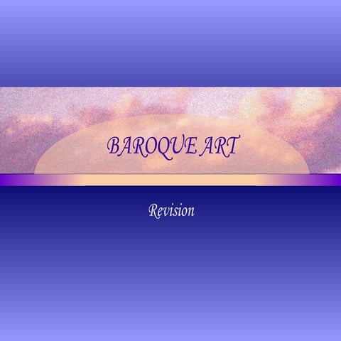 Baroque Revision | PPT