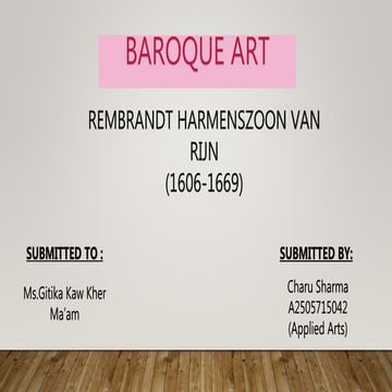 Baroque art | PPT