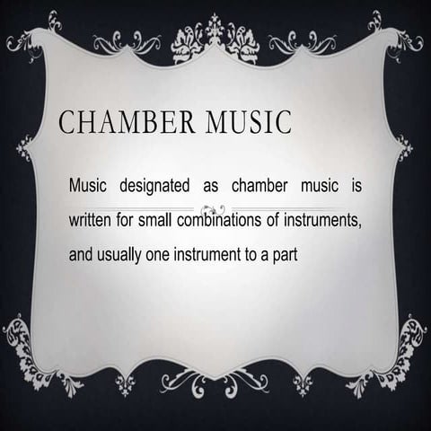 Baroque chamber music | PPT