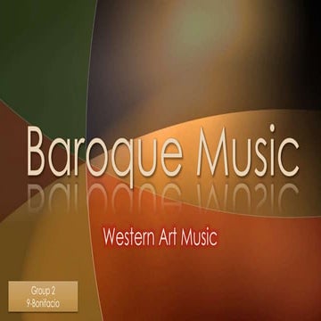 Baroque Music | PPTX | Classical Music | Music
