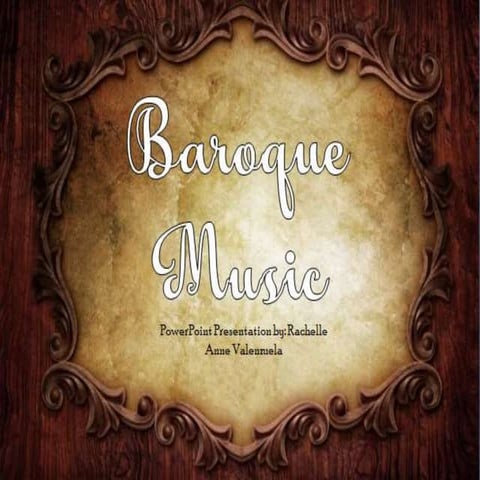 Baroque music | PPT