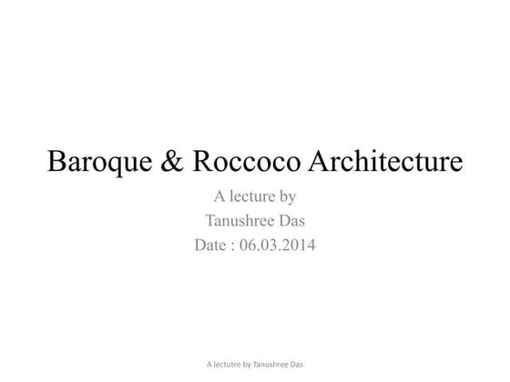 Rococo art and architecture | PPT