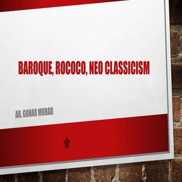 Baroque, Rococo, Neoclassicism history.pptx