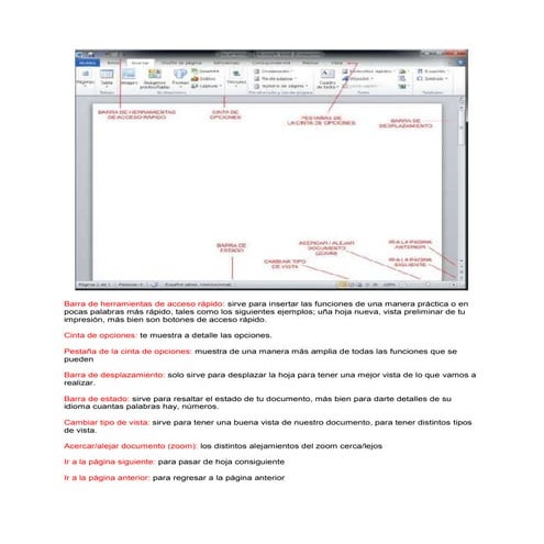 Barra de herramientas de acceso rápido | DOCX | Computing | Technology & Computing