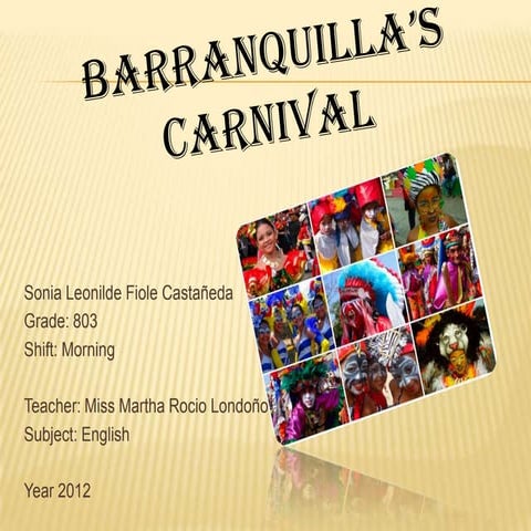Barranquilla's Carnival | PPTX