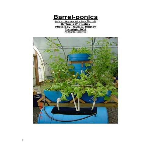 Barrel ponics | PDF