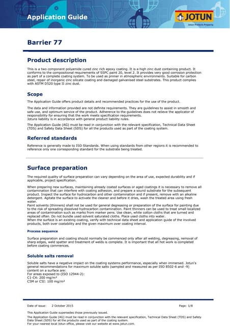 Painting procedure rev 0 (d 1157) | PDF