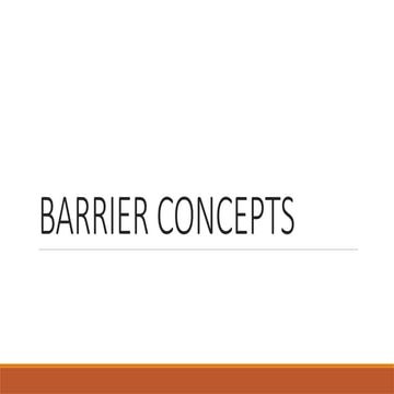 BARRIER CONCEPTS IN MANUAL THERAPY..pptx