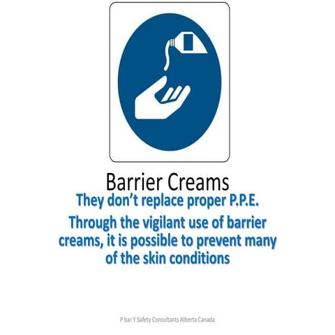 Barrier creams | PPTX