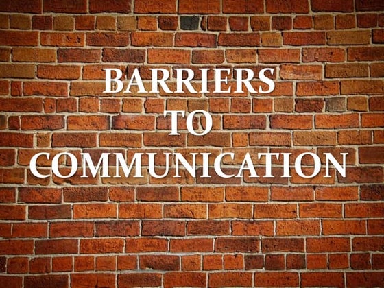 Barriers to Communication | PPTX