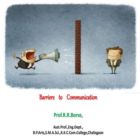 Barriers to communication | PPT