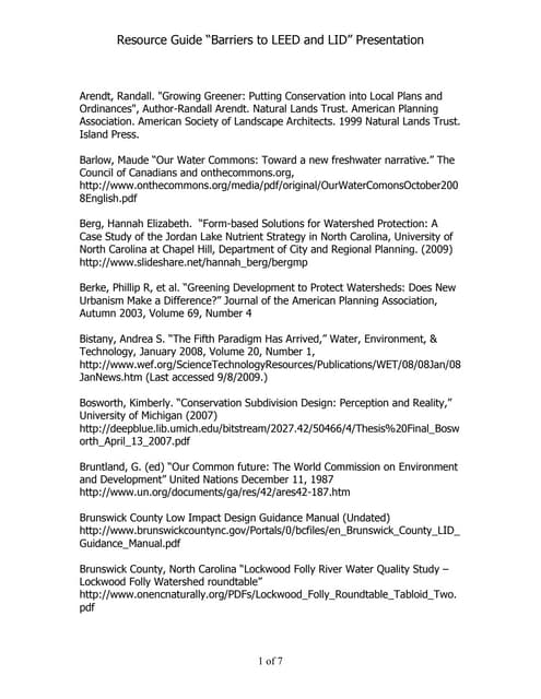 Literature study on site planning and landscaping | PPT