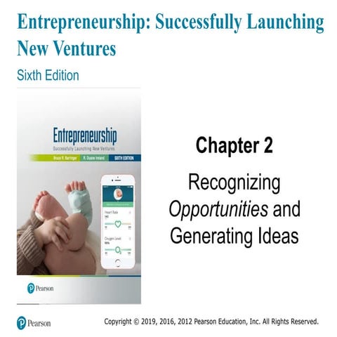 Chapter 2 - Entrepreneurship Barringer 4th Edition | PPTX