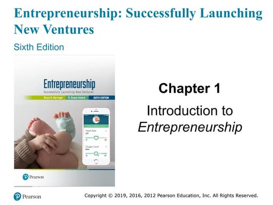 Chapter 1 Introduction to Entrepreneurship.ppt | Startups | Business
