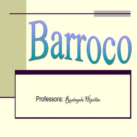Barroco | PPT