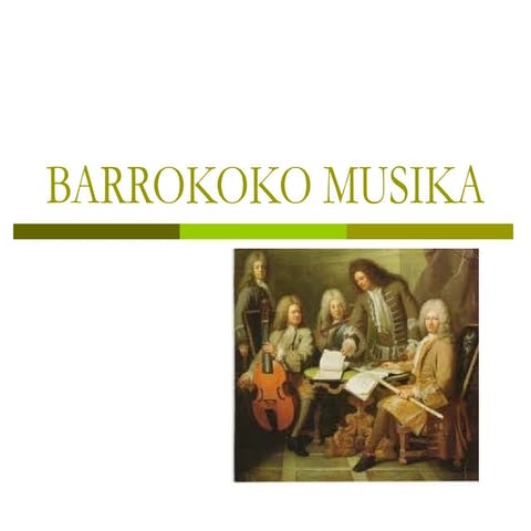 Barrokoko musika | PPT