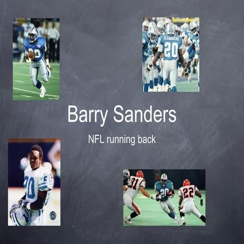 Barry sanders | PPT