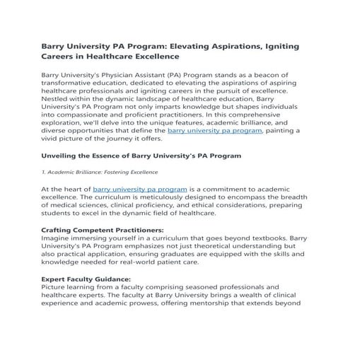 Physician Assistant Schools in Florida | International Medical Aid ...