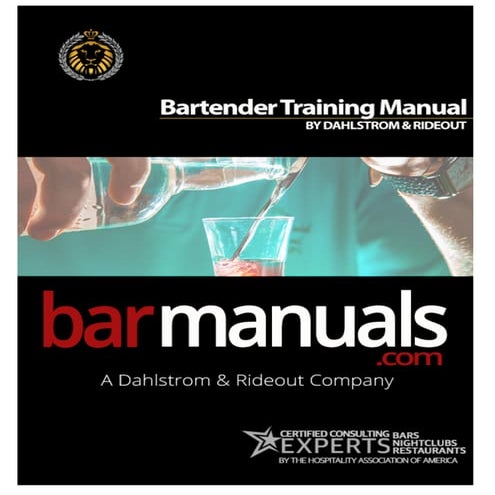 Bartender Training Manual | PDF