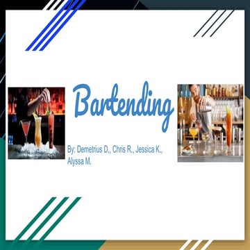Bartending group (1) | PPTX