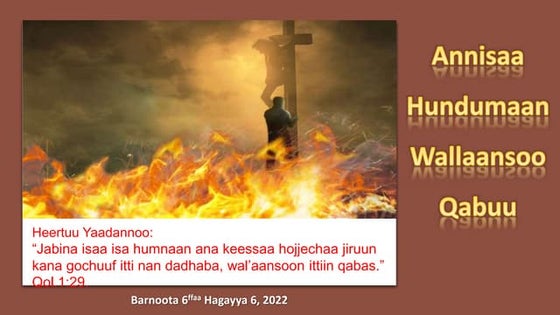 Oromo Soul Winning Gospel Presentation - Only JESUS CHRIST Saves.pptx