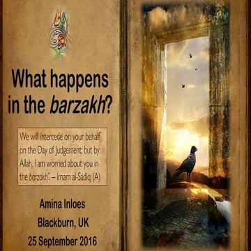 What happens in the barzakh? (Hereafter, Islamic belief, afterlife ...