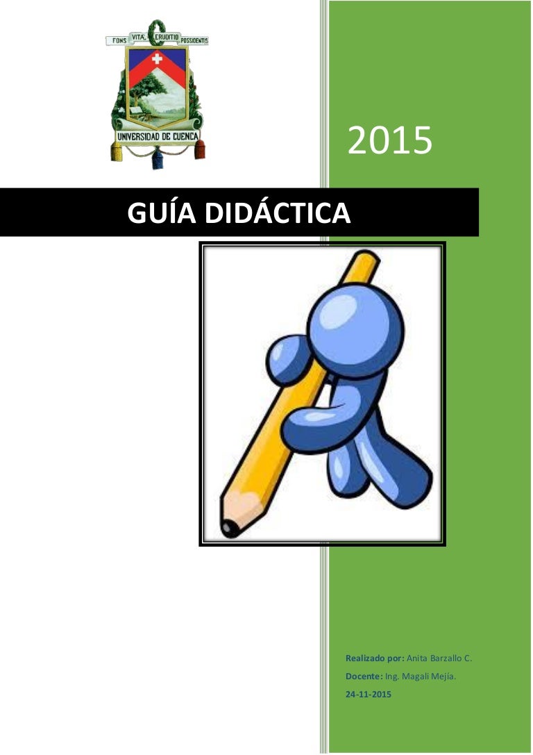 Ejemplo de Guía Didáctica