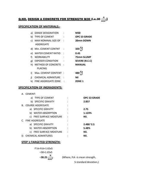 Bituminous mix design | DOCX