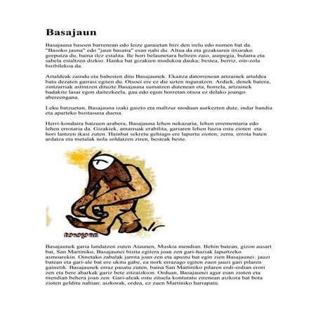 Basajaun | DOCX
