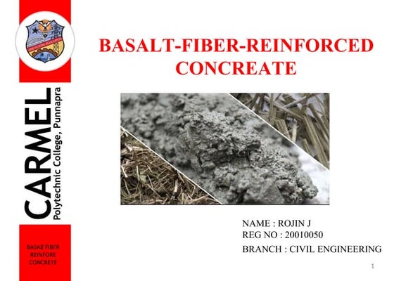 basalt fiber reinforced concrete ppt.pptx