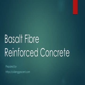 basalt fiber reinforced concrete ppt.pptx