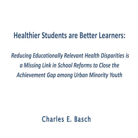 Charles Basch slides webinar may 27 | PPT