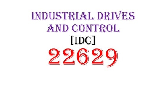 Electric motors and control systems2222 | PDF