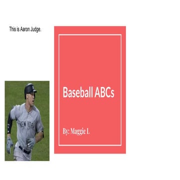 Baseball ABCs | PPT