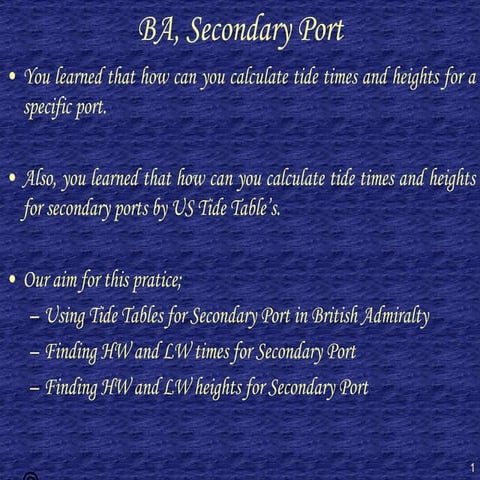 Ba, secondary port.ppt