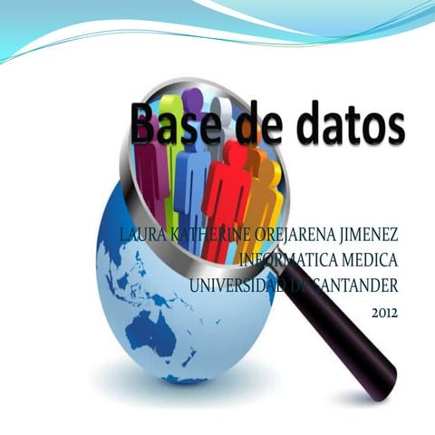 Base de datos | PPTX | Databases | Computer Software and Applications