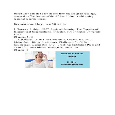 Based upon selected case studies from the assigned readings, assess .docx