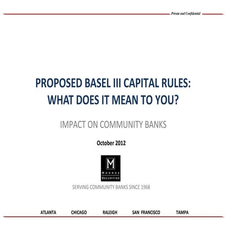 Basel iii overview | PPT