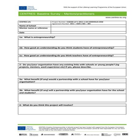 Baseline survey (mentors) | PDF