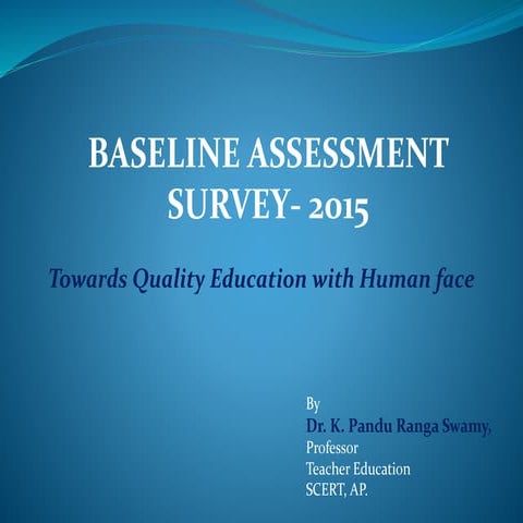 Baseline test ppt | PPTX