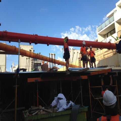 Basement support with hydraulic struts | PPT