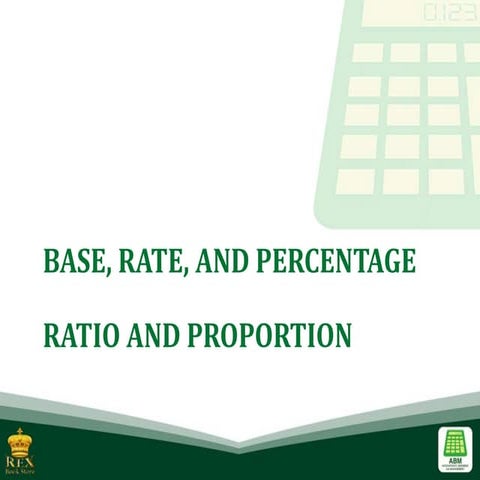 How to Use Percentage - Rate - Base (PRB) and Translation in Solving Math Problems | PPSX