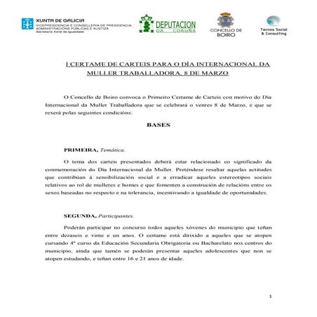 Bases certamen carteles | PDF